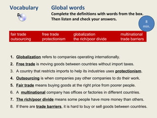 Unit 3 Globalization | PPT