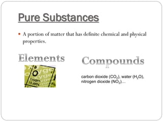 Unit 3. Mixtures and Pure Substances | PDF | Chemistry | Science