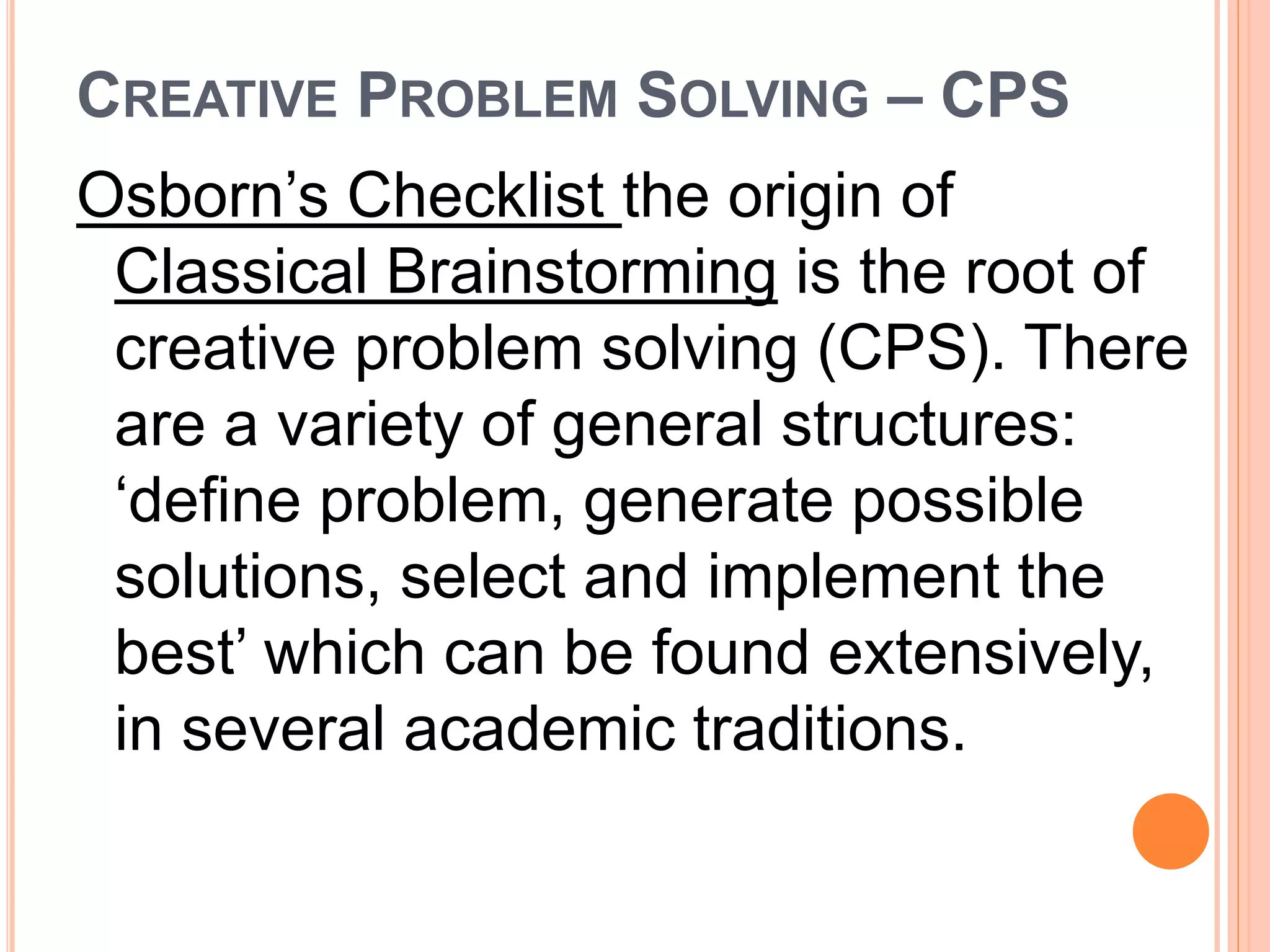 Unit 3.3 Cognitive Processes | PPTX