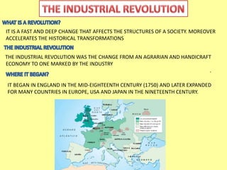 UNIT 3.- THE INDUSTRIAL REVOLUTION | PPTX