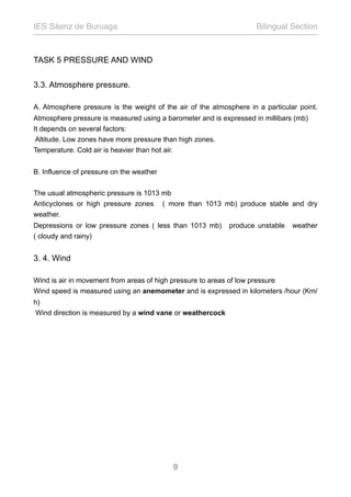 Unit 3. Weather and climate | PDF