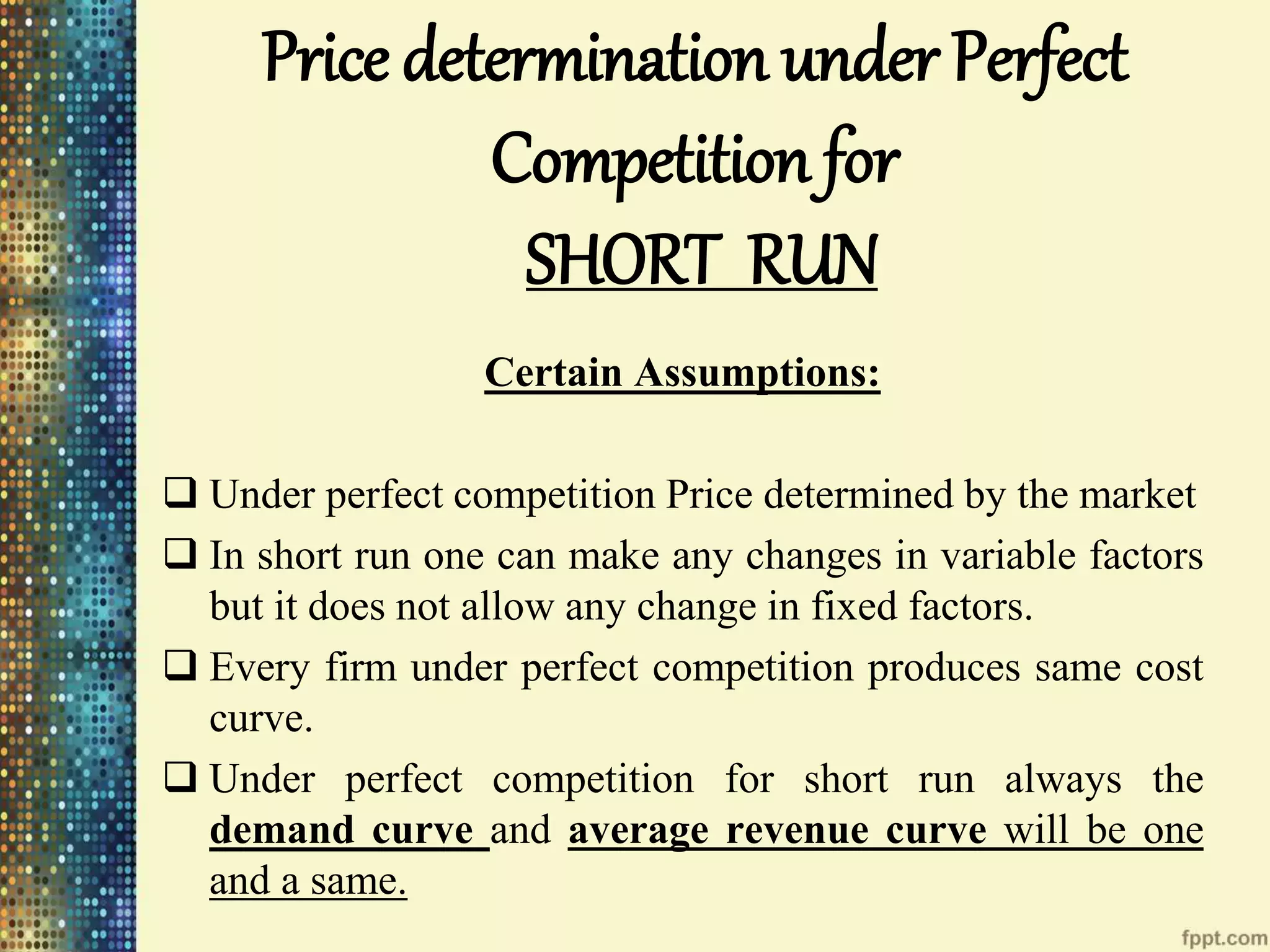 Unit 3 Price and Output Detrmination | PPTX