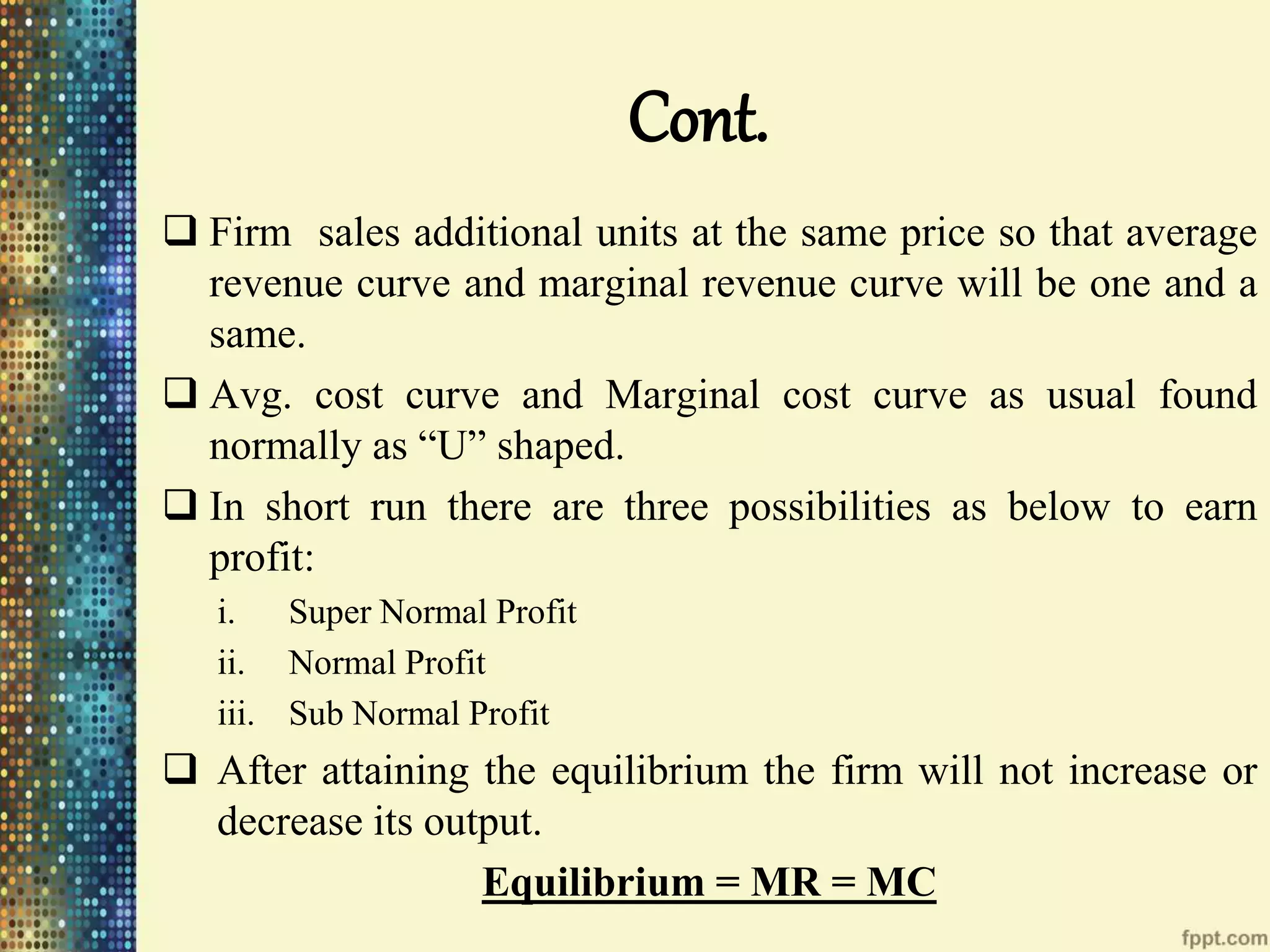 Unit 3 Price and Output Detrmination | PPTX