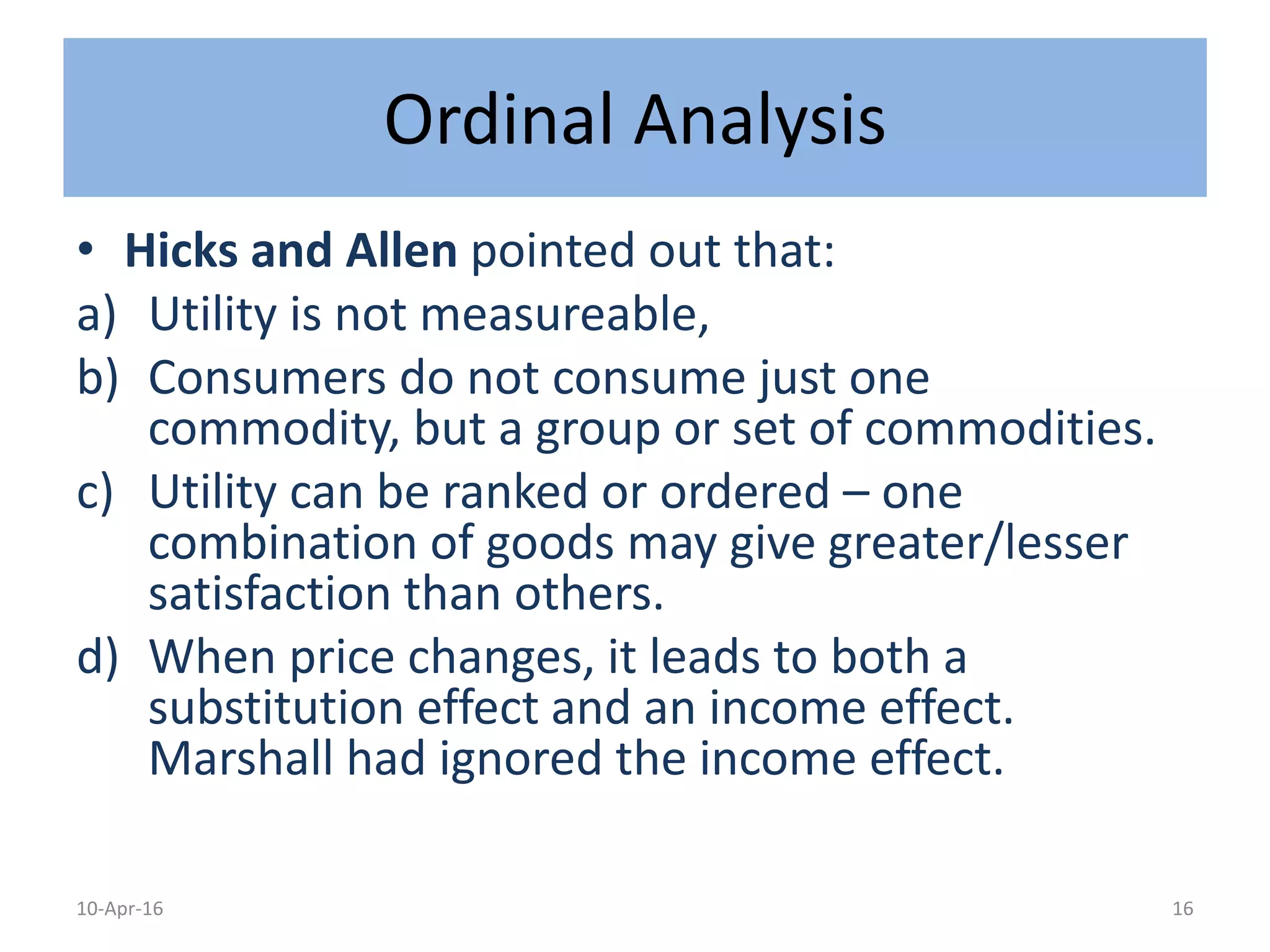 Utility analysis | PPSX
