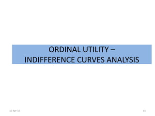 Utility analysis | PPSX