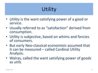 Utility analysis | PPSX