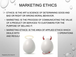 Ethics in Management | PPTX