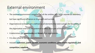 Factors Affecting Organisational Structure | PPTX