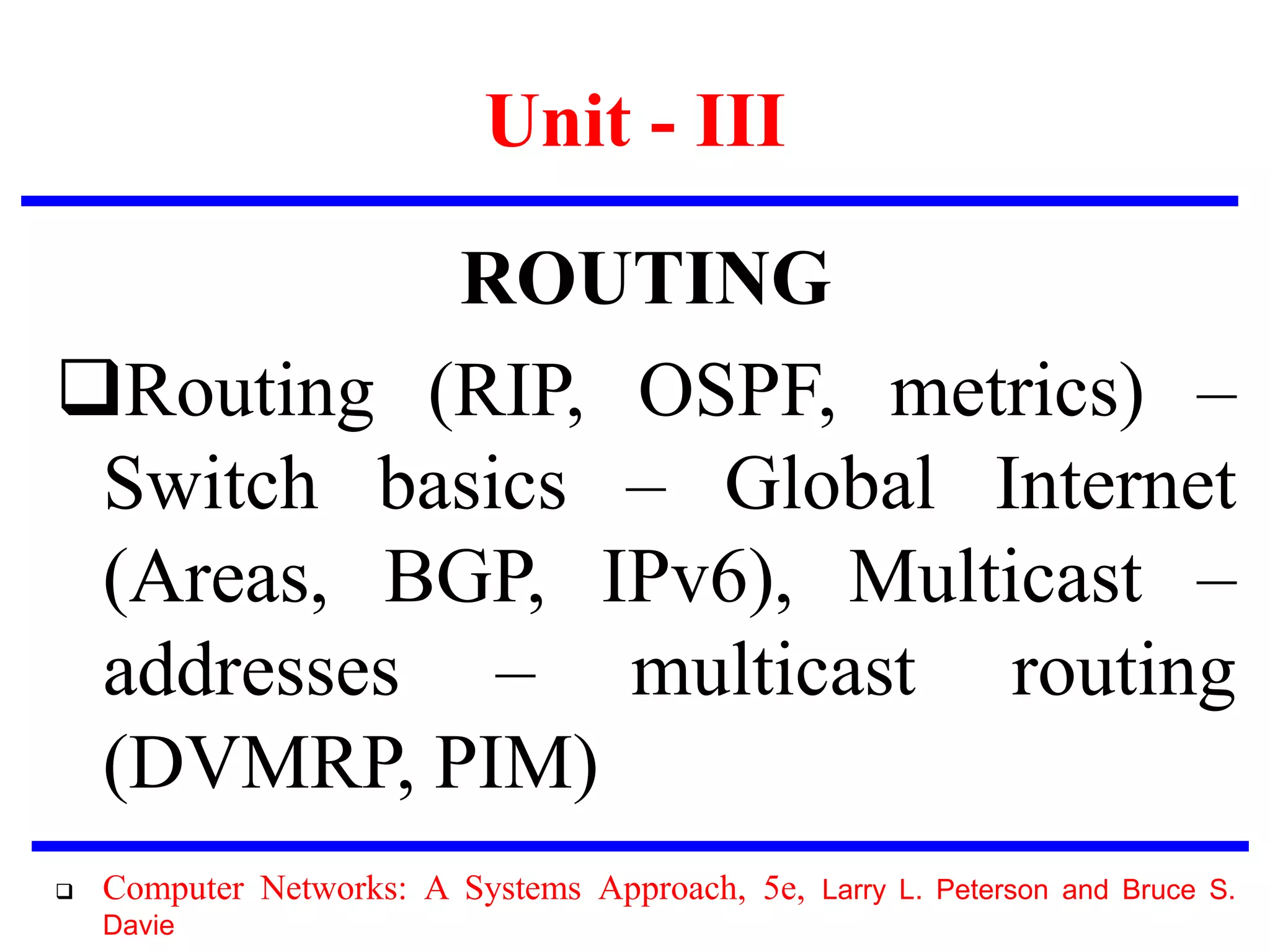 CS6551 COMPUTER NETWORKS | PDF