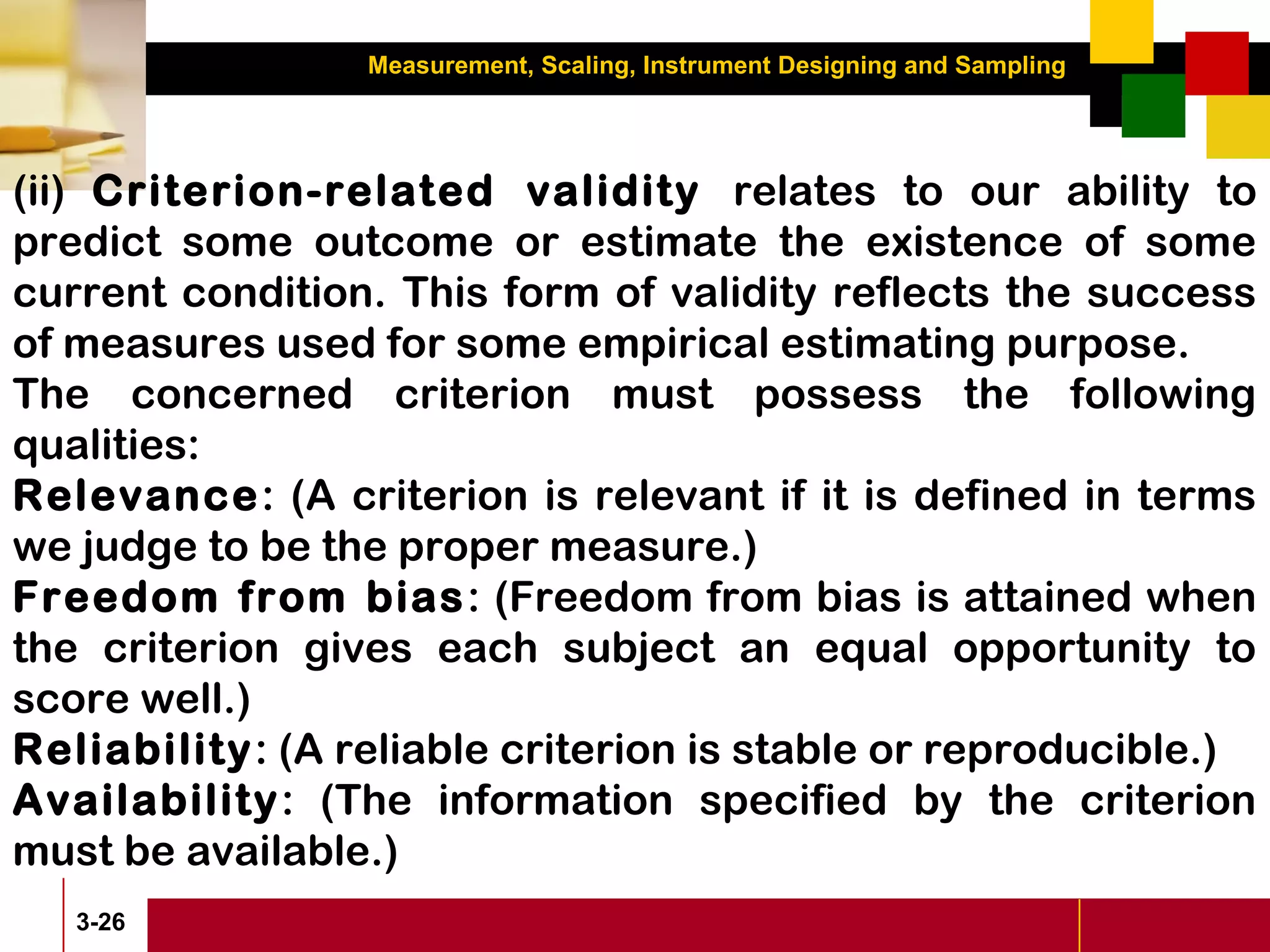 Scaling and Measurement techniques | PPT