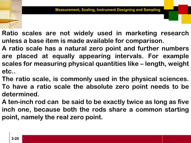 Scaling and Measurement techniques | PPT