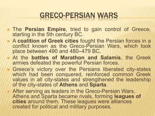 Unit 3. Greek Civilisation | PPTX