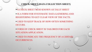 7 TRADITIONAL TOOLS OF QUALITY | PPTX