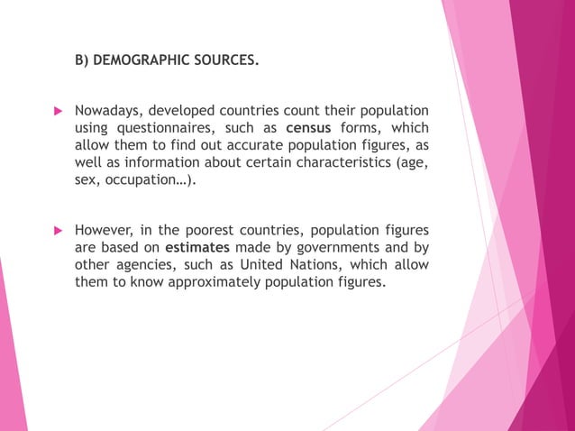 Unit 3. studying population | PPTX | Geography | Science