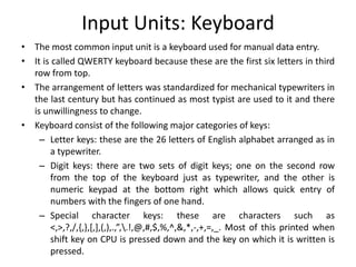 Input Output Device | Computer Fundamental and Organiation | PPT