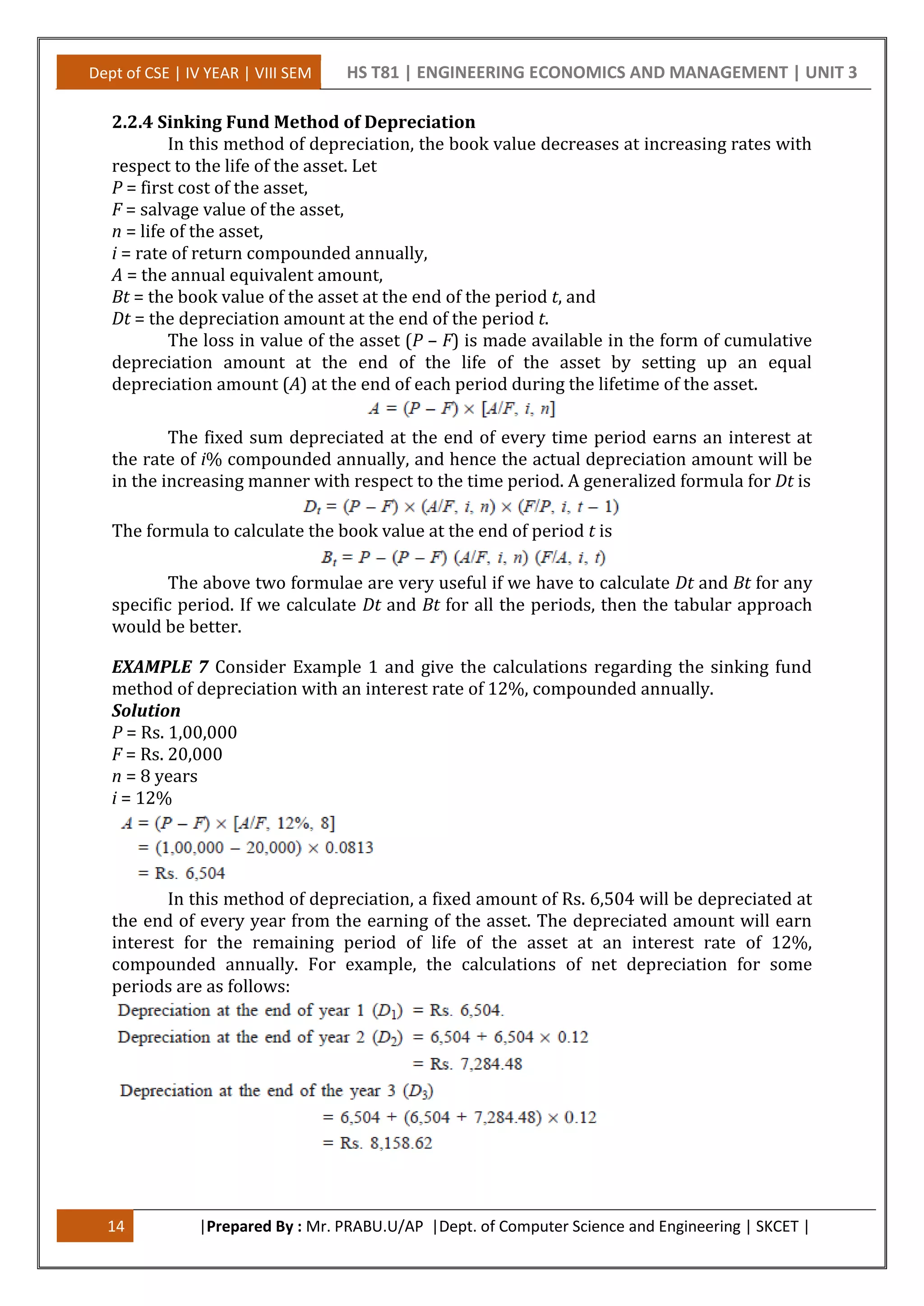 Replacement and Maintenance Analysis | PDF