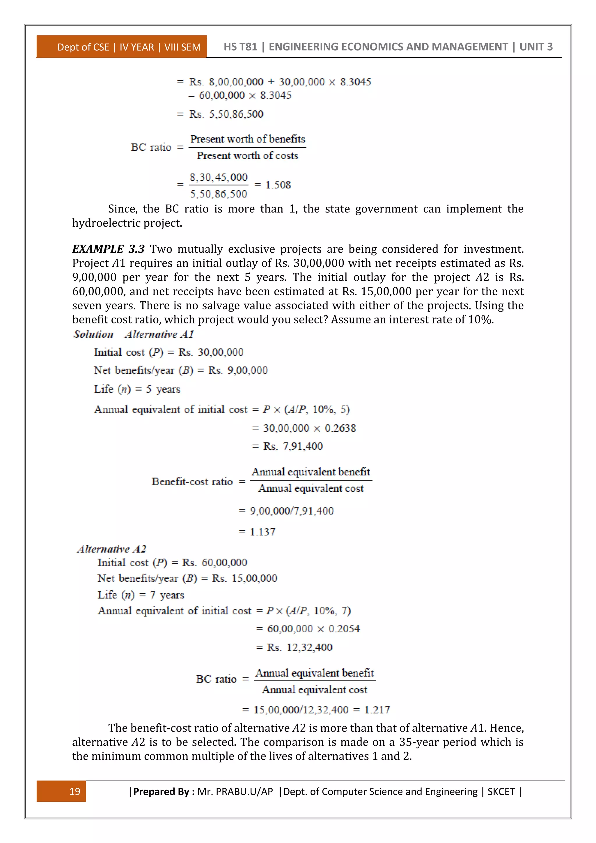 Replacement and Maintenance Analysis | PDF