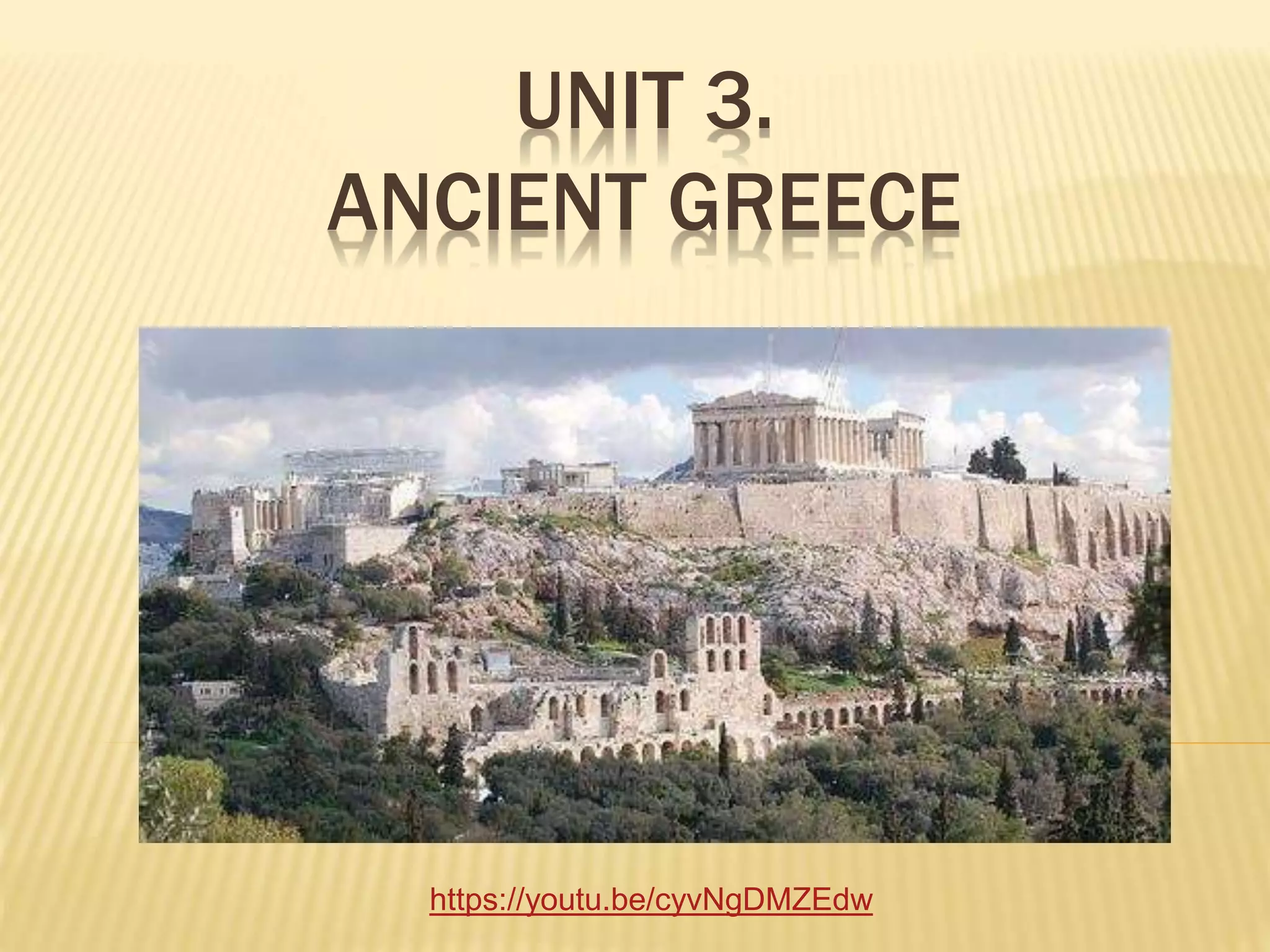 Unit 3. greek civilisation | PPTX