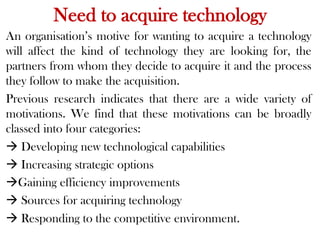 Acquisition of information Technology | PPT