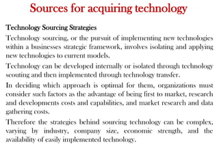 Acquisition of information Technology | PPT
