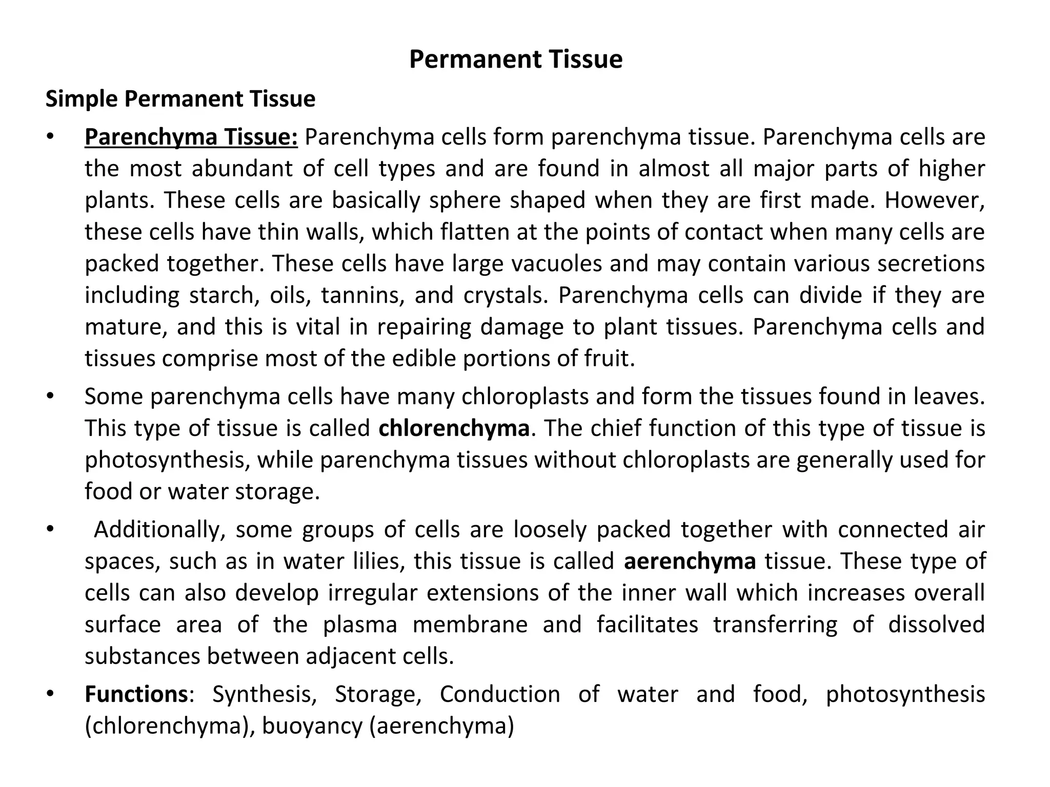 Parts of Plant, plant tissues, microscopy and morphology | PPT