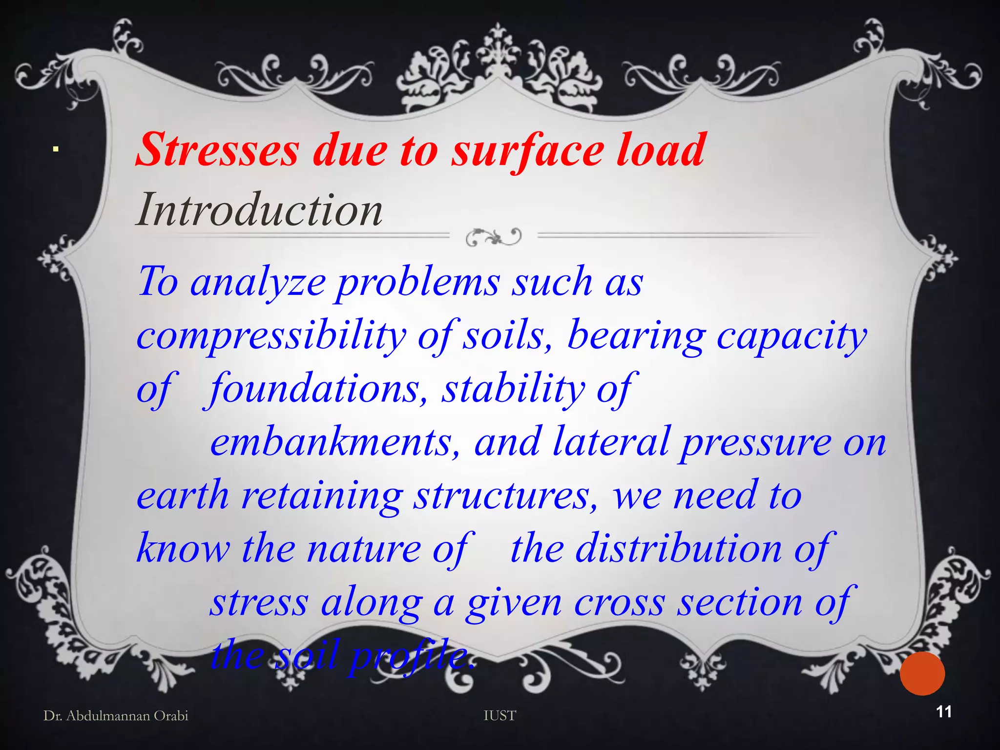 Stresses in soil | PPTX