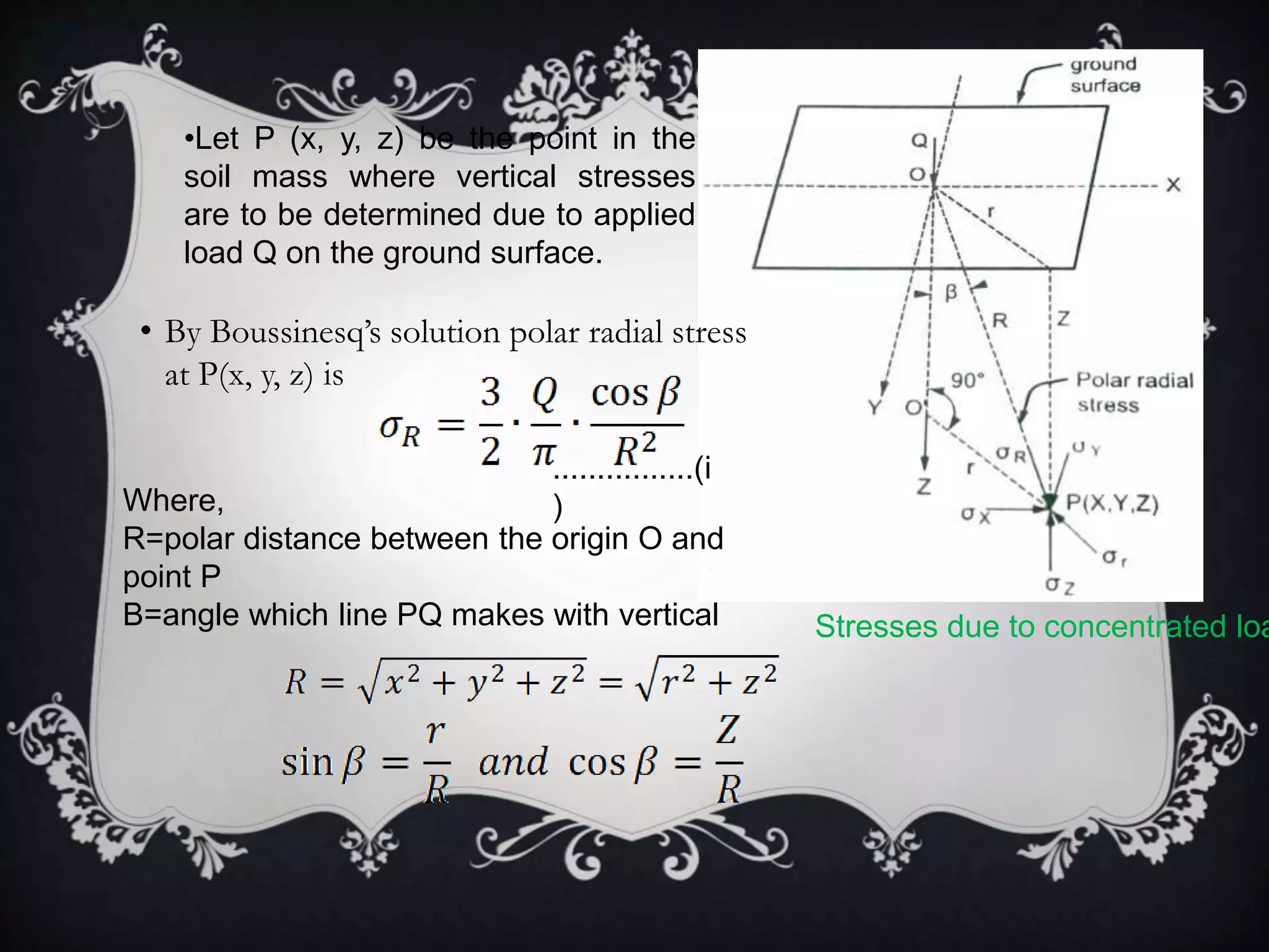 Stresses in soil | PPTX