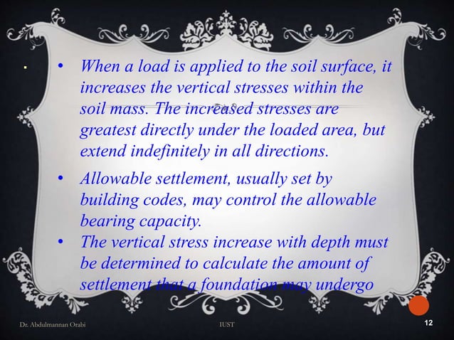 Stresses in soil | PPTX