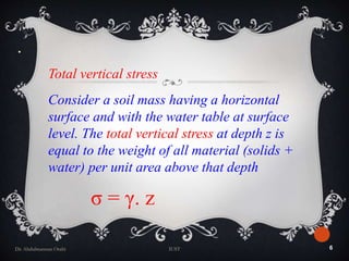 Stresses in soil | PPTX
