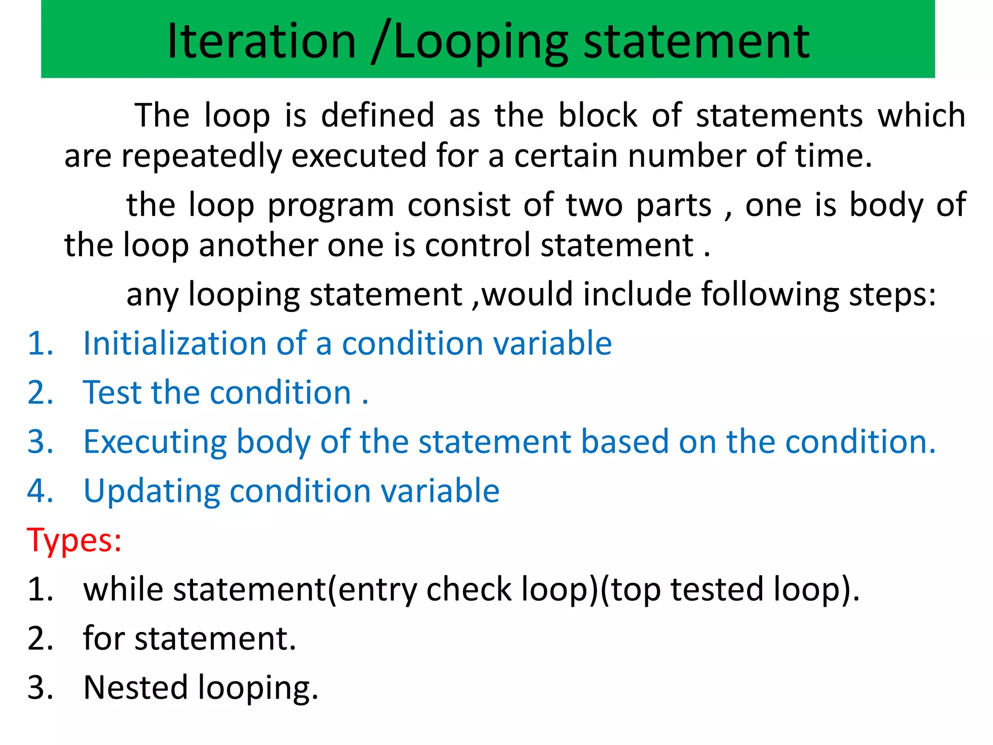 Python Unit 3 - Control Flow and Functions | PDF