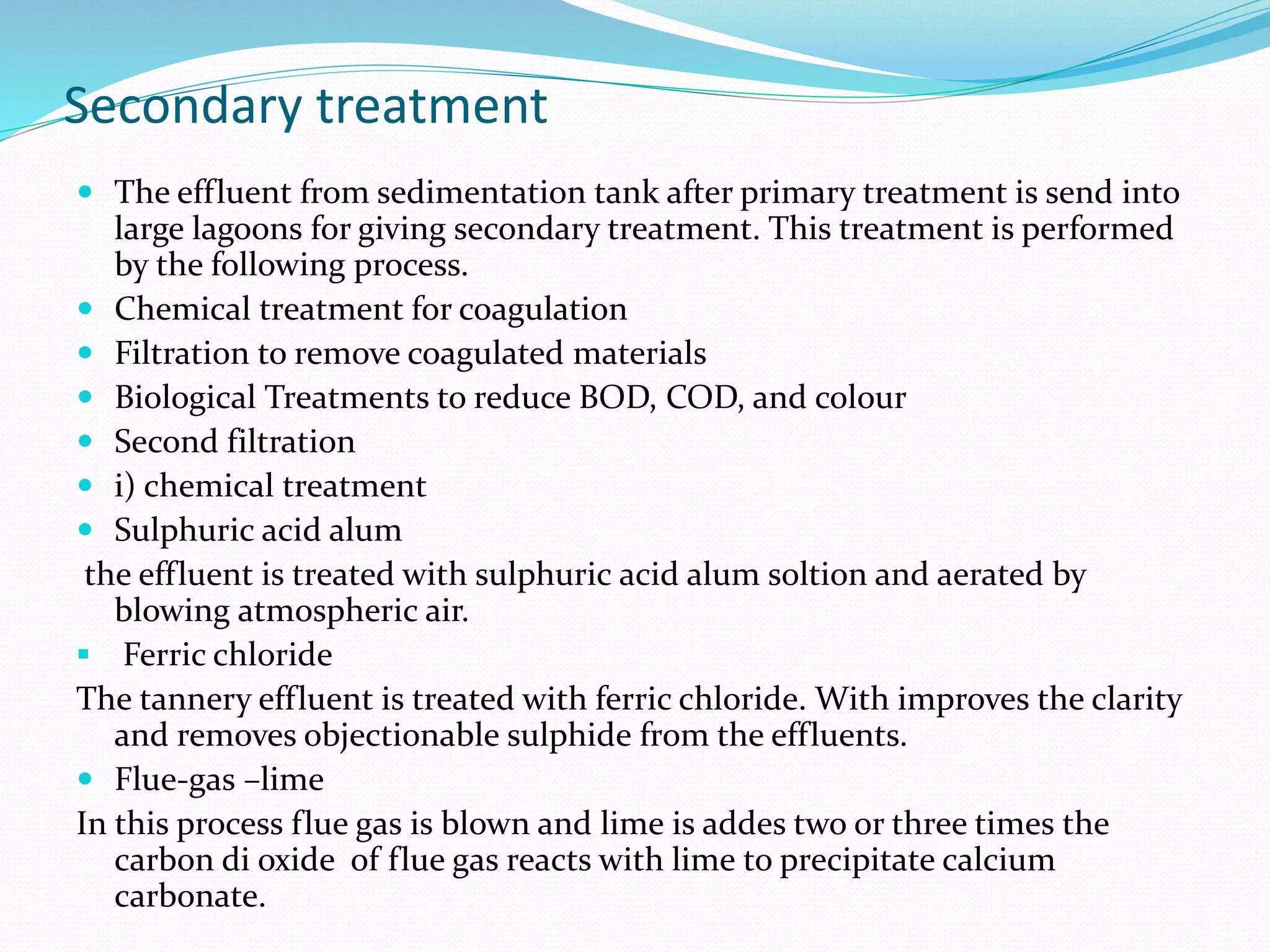 Unit 3- Pollution and treatment of tanner and efflunt | PPTX