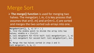 Divide and Conquer | PPT
