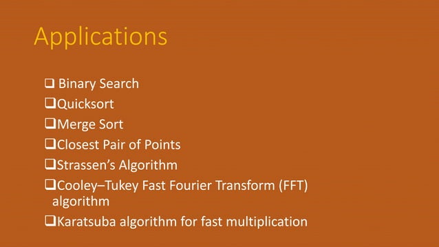 Divide and Conquer | PPT | Programming Languages | Computing
