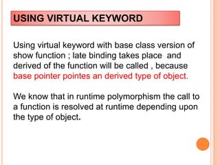 virtual function | PPTX