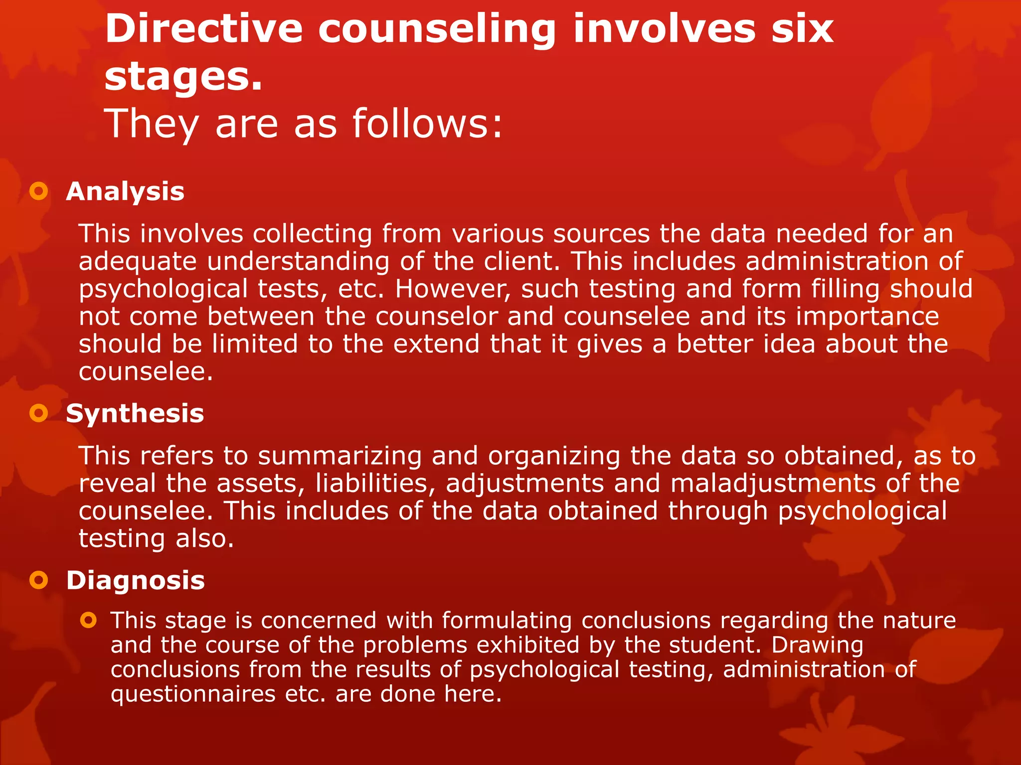 TYPES OF COUNSELLING | PPTX