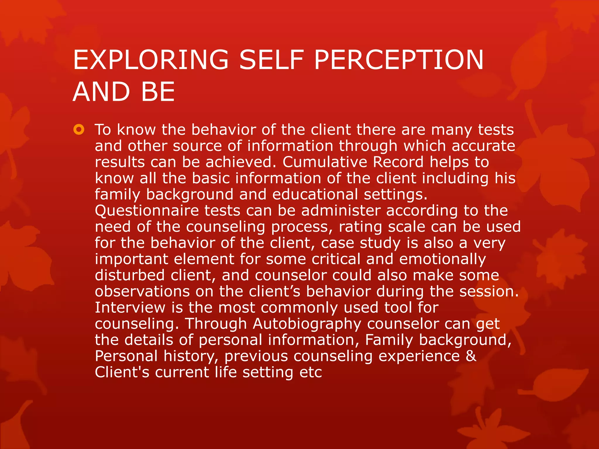 TYPES OF COUNSELLING | PPTX