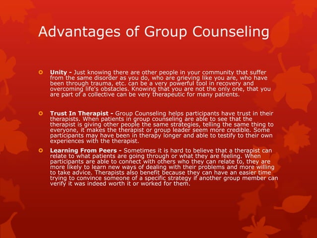 TYPES OF COUNSELLING | PPTX