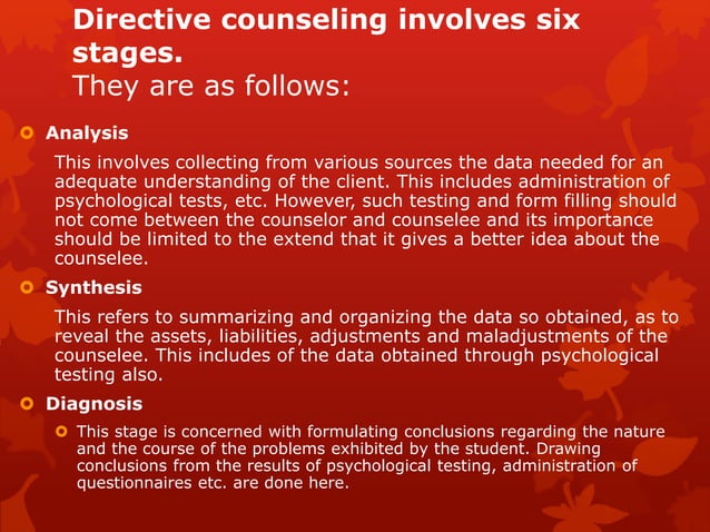 TYPES OF COUNSELLING | PPTX