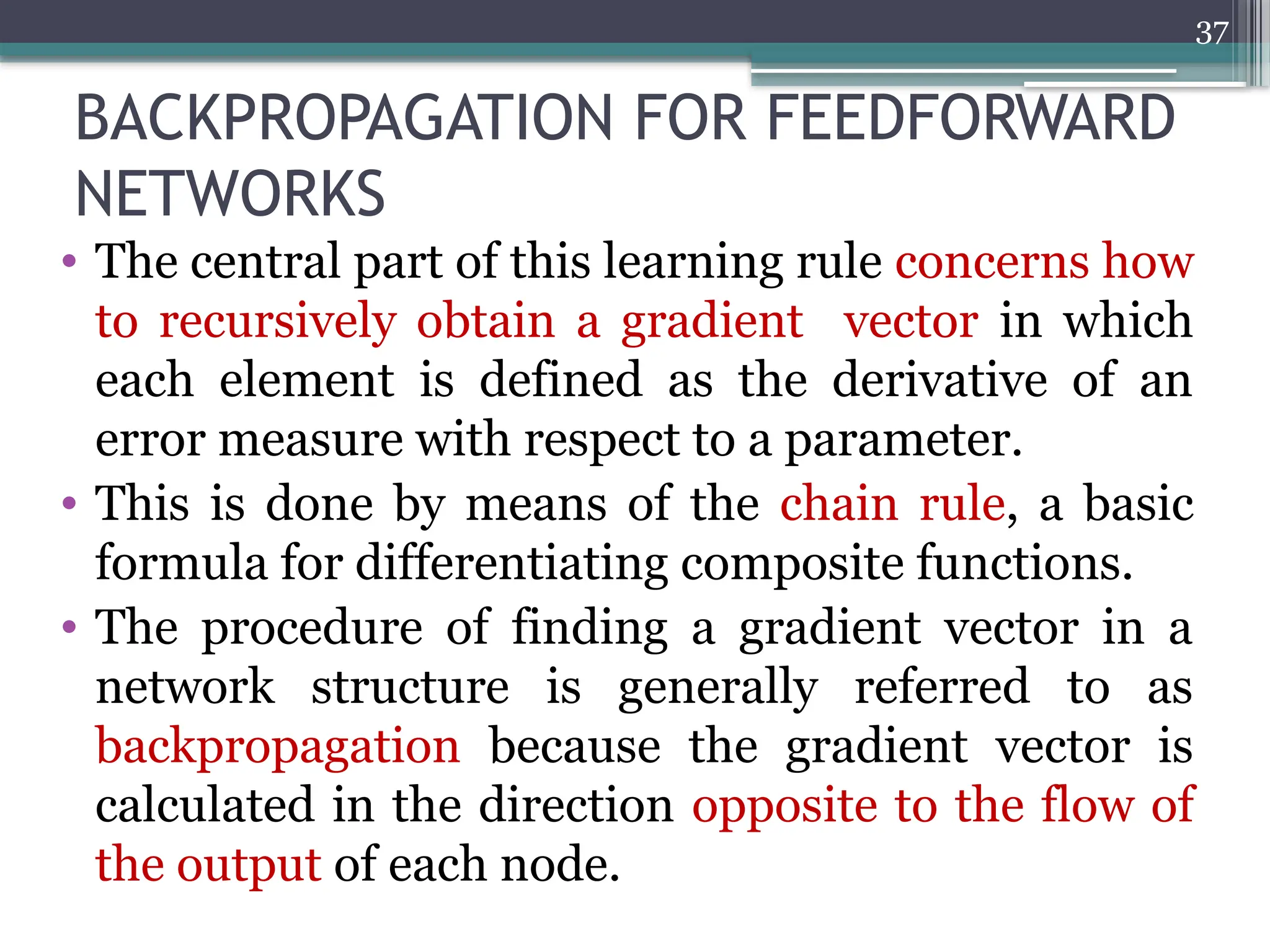 UNIT 3 - Neural networks feed forward n/w | PPT