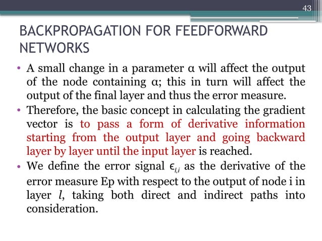 UNIT 3 - Neural networks feed forward n/w | PPT