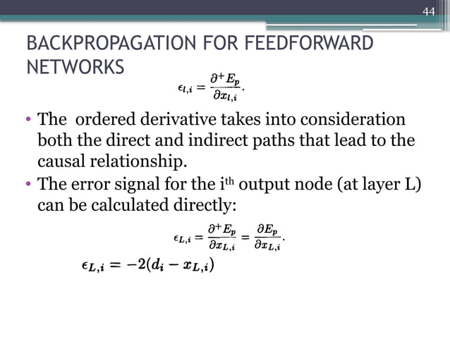 UNIT 3 - Neural networks feed forward n/w | PPT
