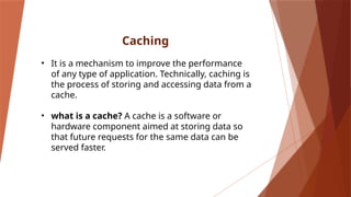 Advanced Operating Systems- Distributed file system and caching | PPTX