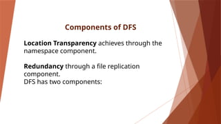 Advanced Operating Systems- Distributed file system and caching | PPTX