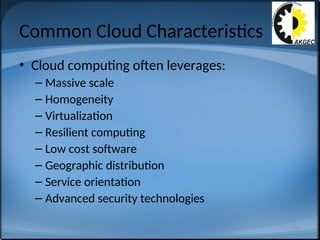 Cloud Computing is on-demand services that is used by IT company. | PPT