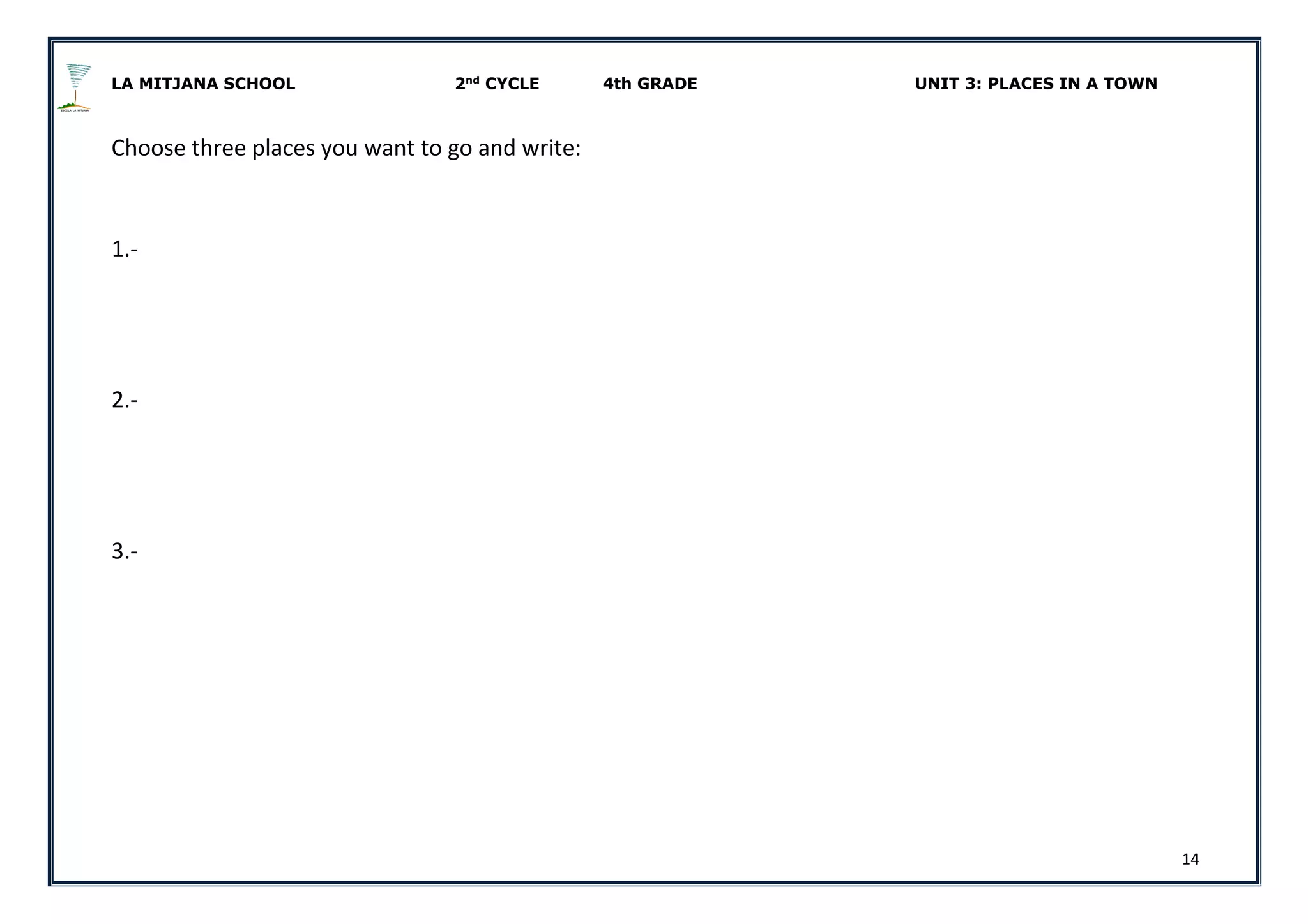 4th GRADE Unit 3 | PPT