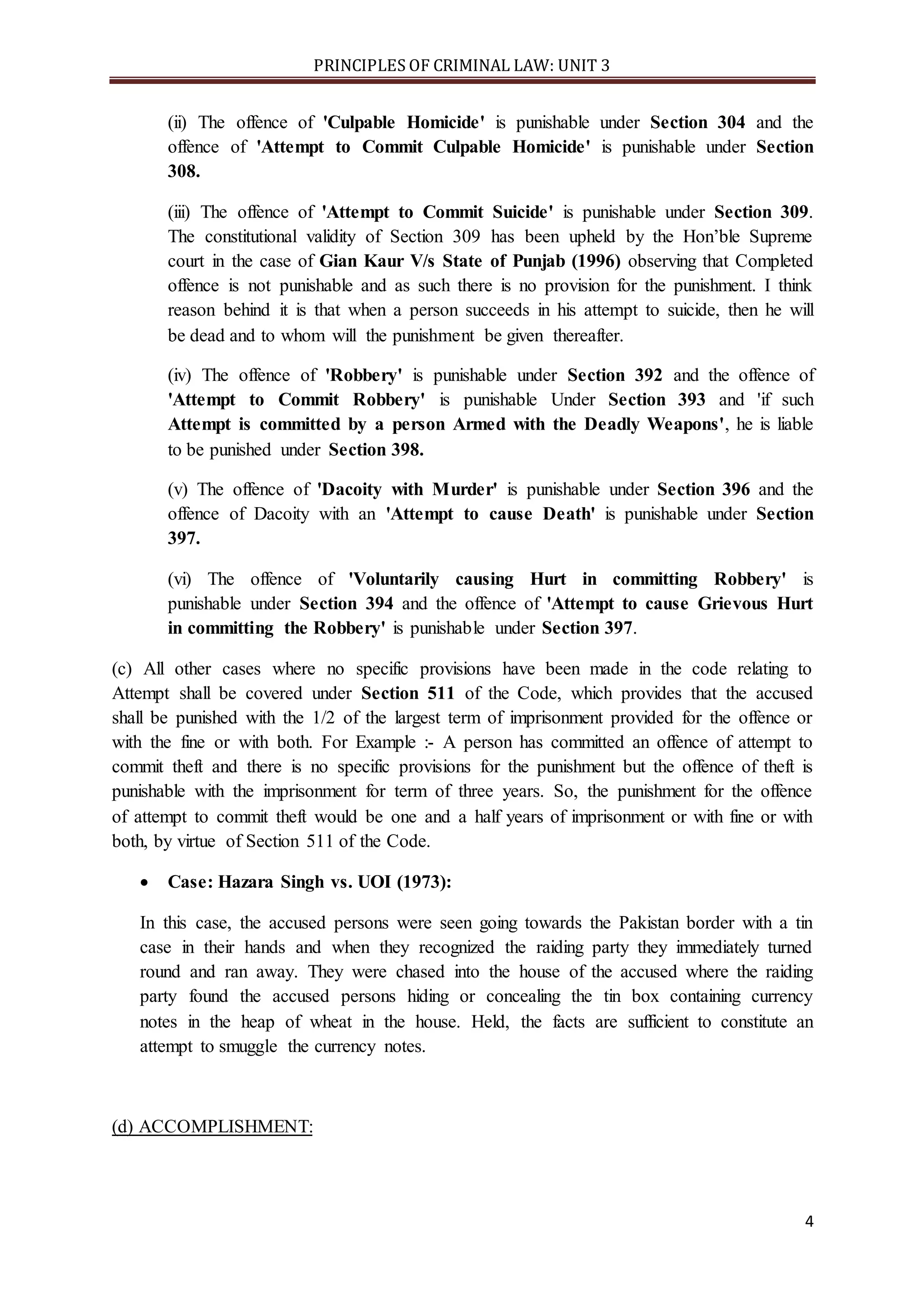 Stages in Commission of a Crime | DOCX