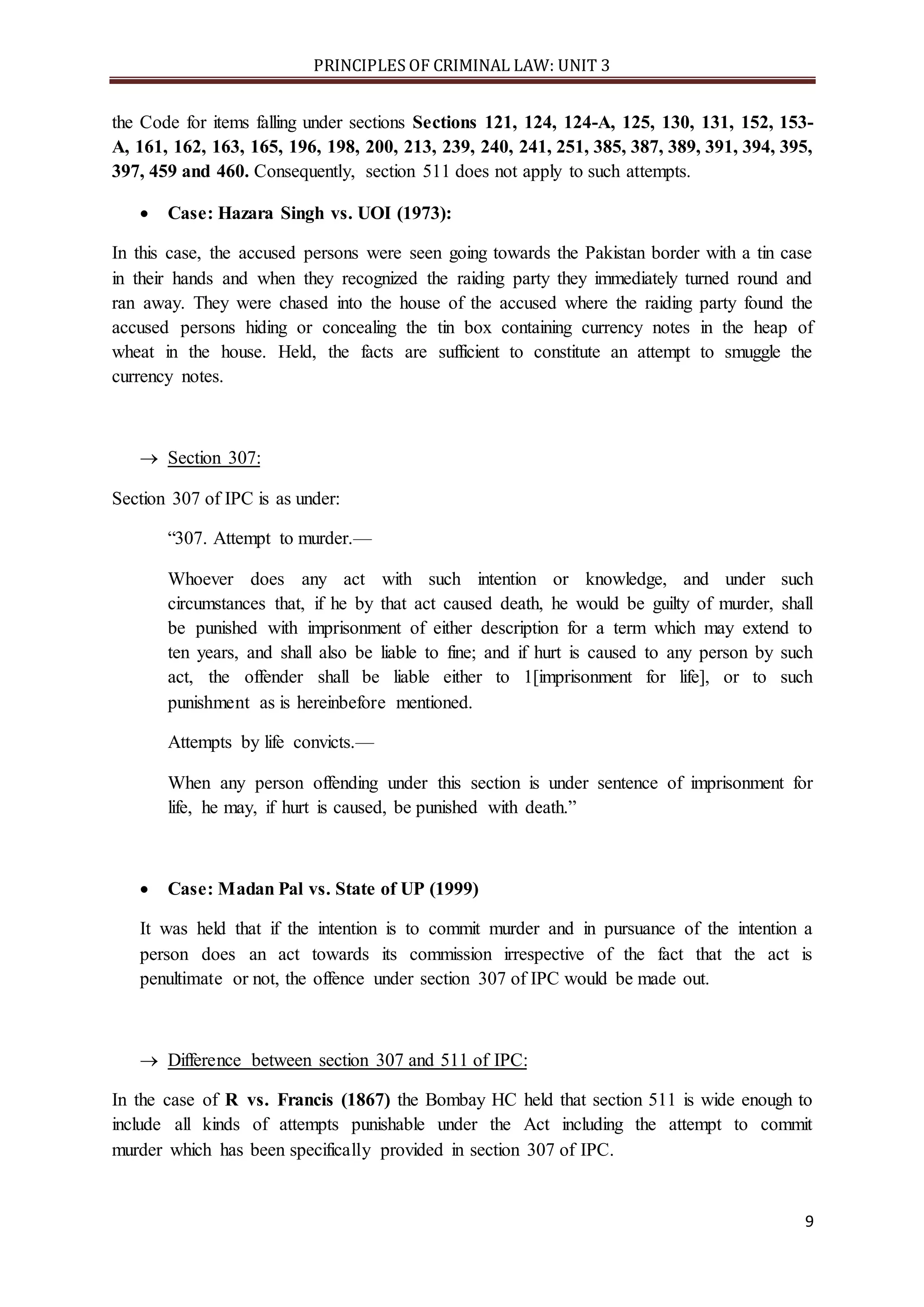 Stages in Commission of a Crime | DOCX