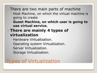 Virtualization concepts in cloud computing | PPTX