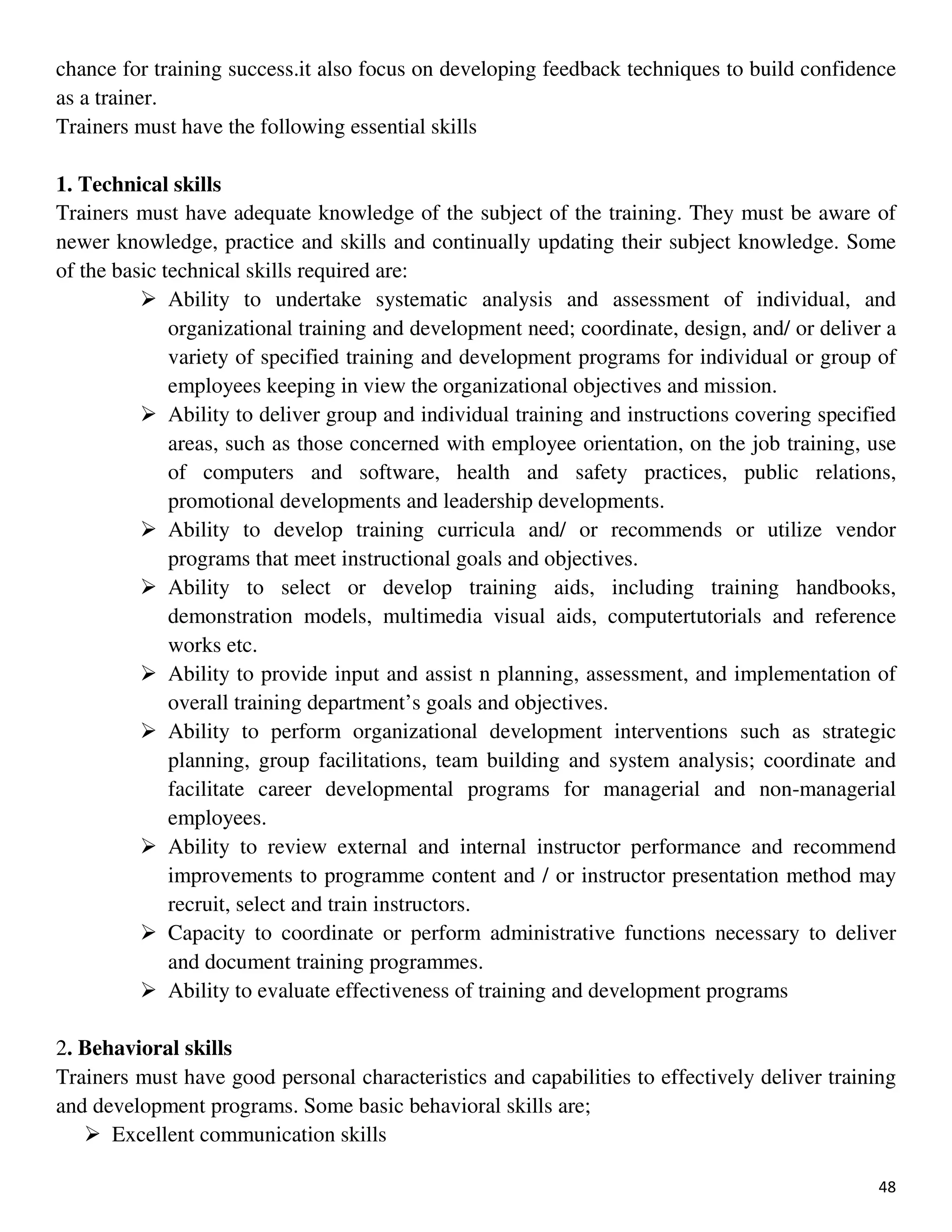 training and development module 3 | PDF