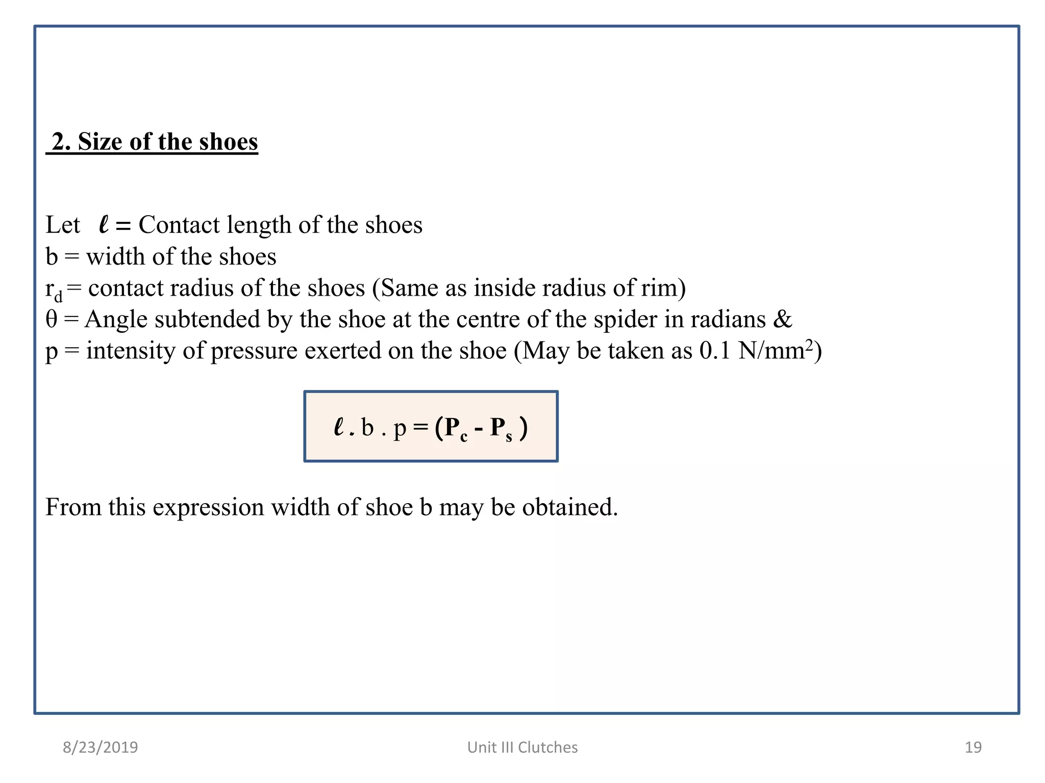 Unit 3.2 Design of Clutches | PDF